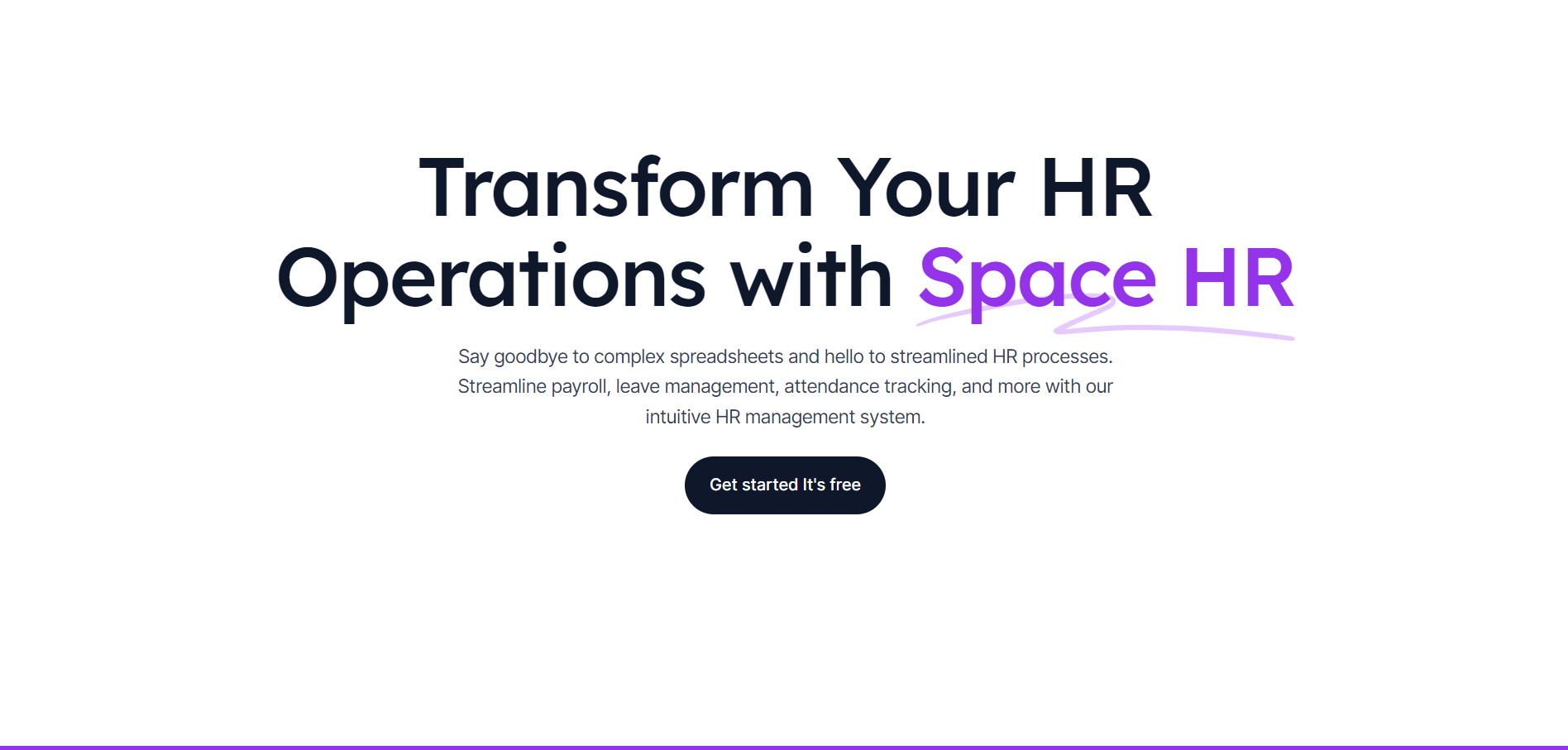 Space-HR - A fully featured human resource management saas for small to medium companies in Tanzania
